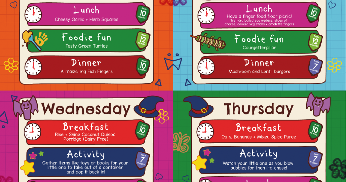 Half-Term Holiday Recipe | Activity Planner | Ella's Kitchen