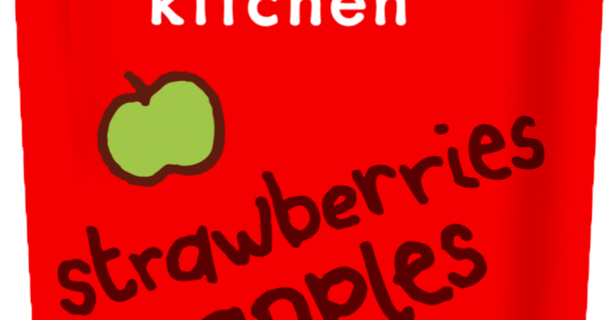 Strawberry + Apple Puree | Baby Food Pouch | Ella's Kitchen