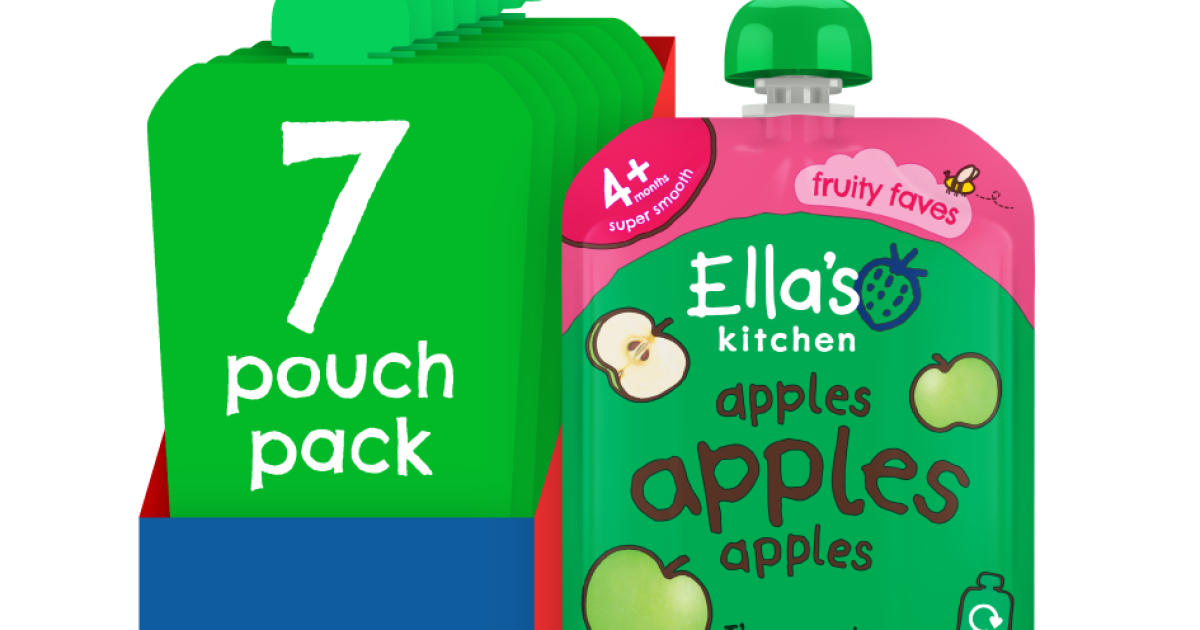 Apple Puree | Baby Food Pouch Case | Ella's Kitchen