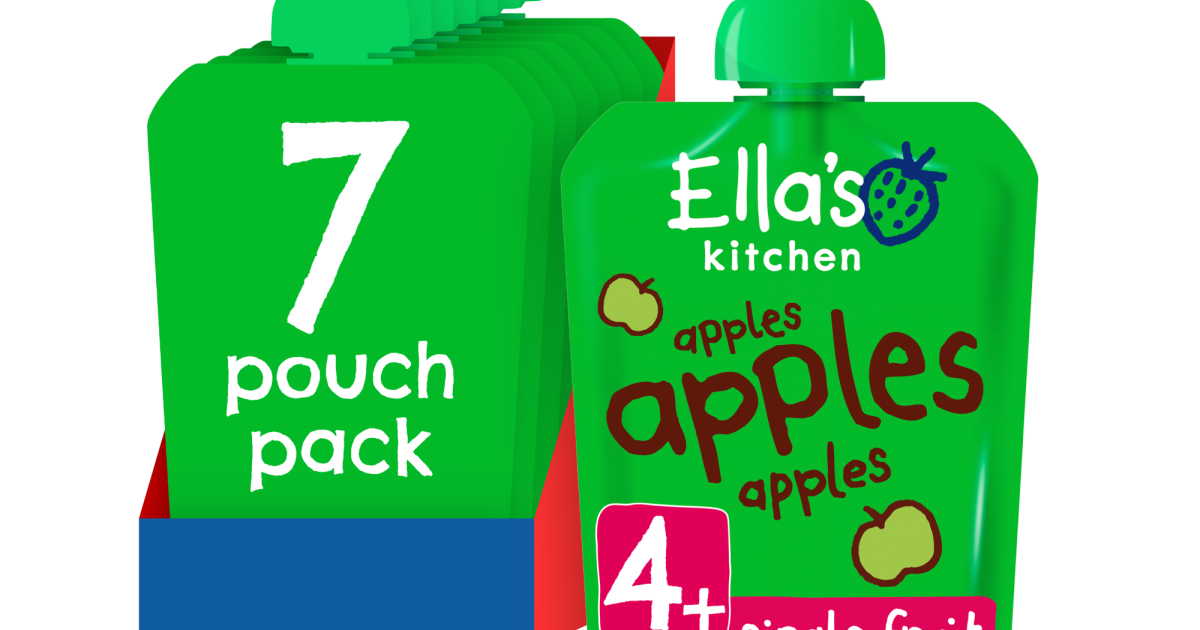 Apple Puree | Baby Food Pouch Case | Ella's Kitchen