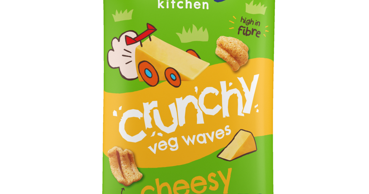Buy Cheesy Veg Waves Kids Snack | Ella's Kitchen