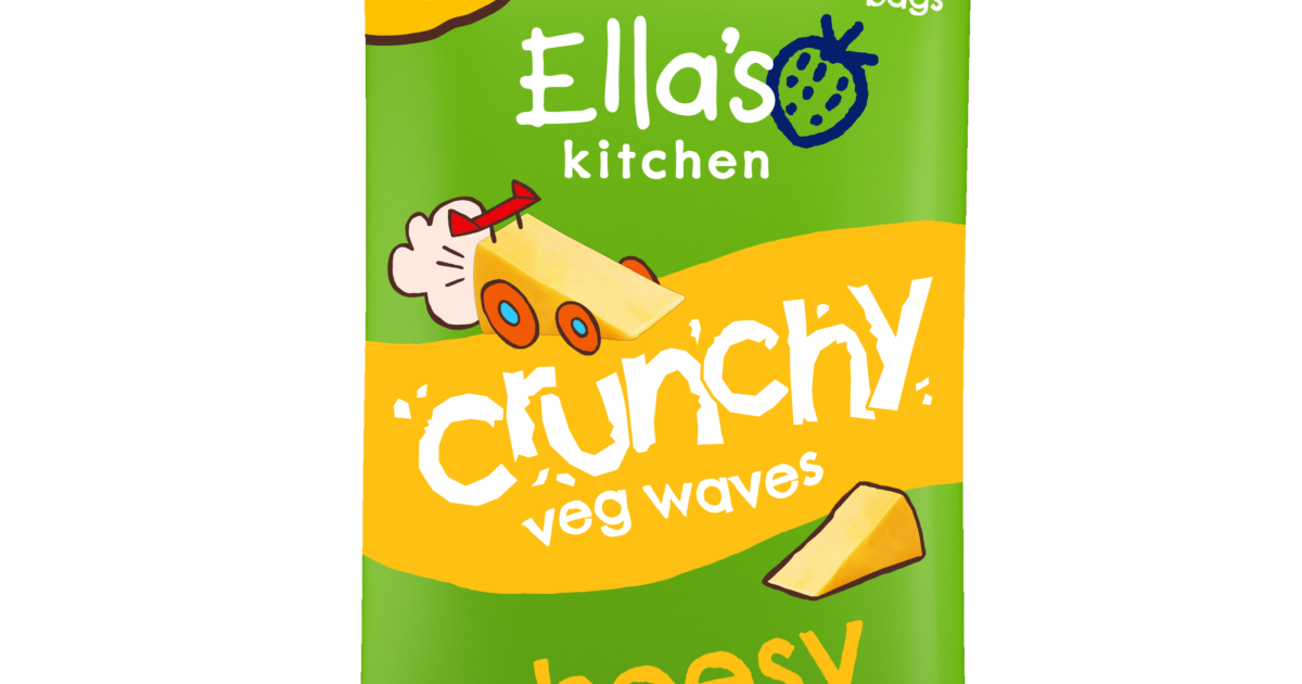 Buy Cheesy Veg Waves Kids Snack | Ella's Kitchen
