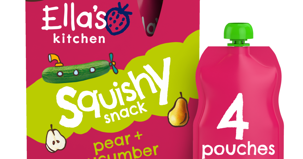 Pear + Cucumber | Kids Smoothie | Ella's Kitchen