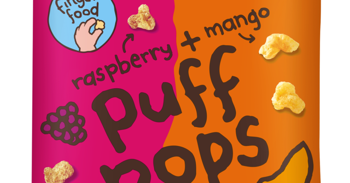 Raspberry + Mango Puff Pops | Baby Finger Foods | Ella's Kitchen