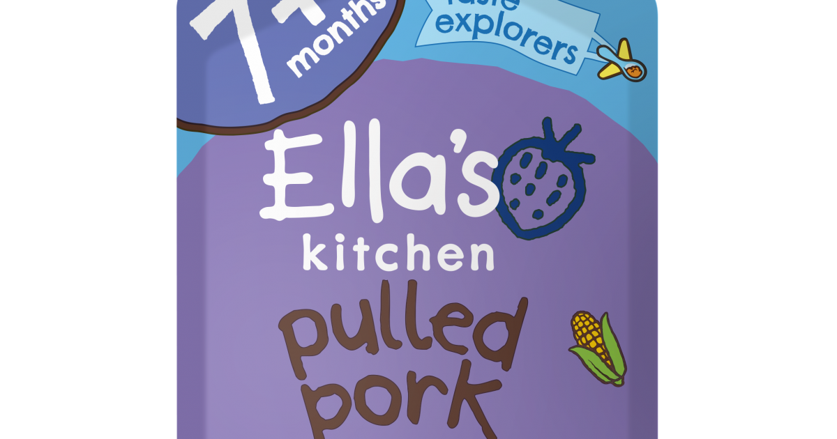 Buy Organic Pulled Pork Baby Food | Ella's Kitchen