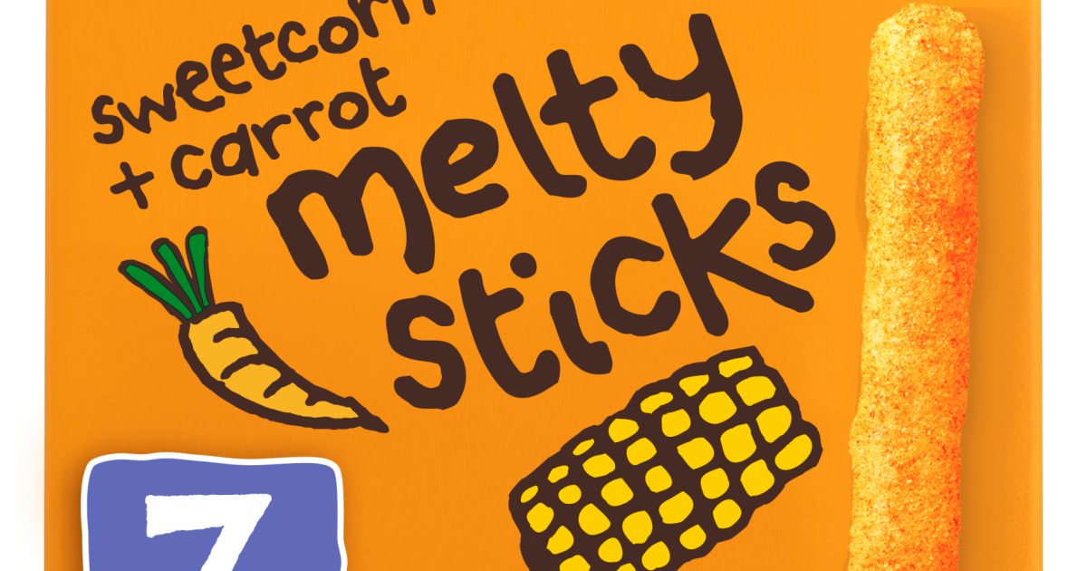 Sweetcorn + Carrot Melty Sticks | Baby Snacks | Ella's Kitchen