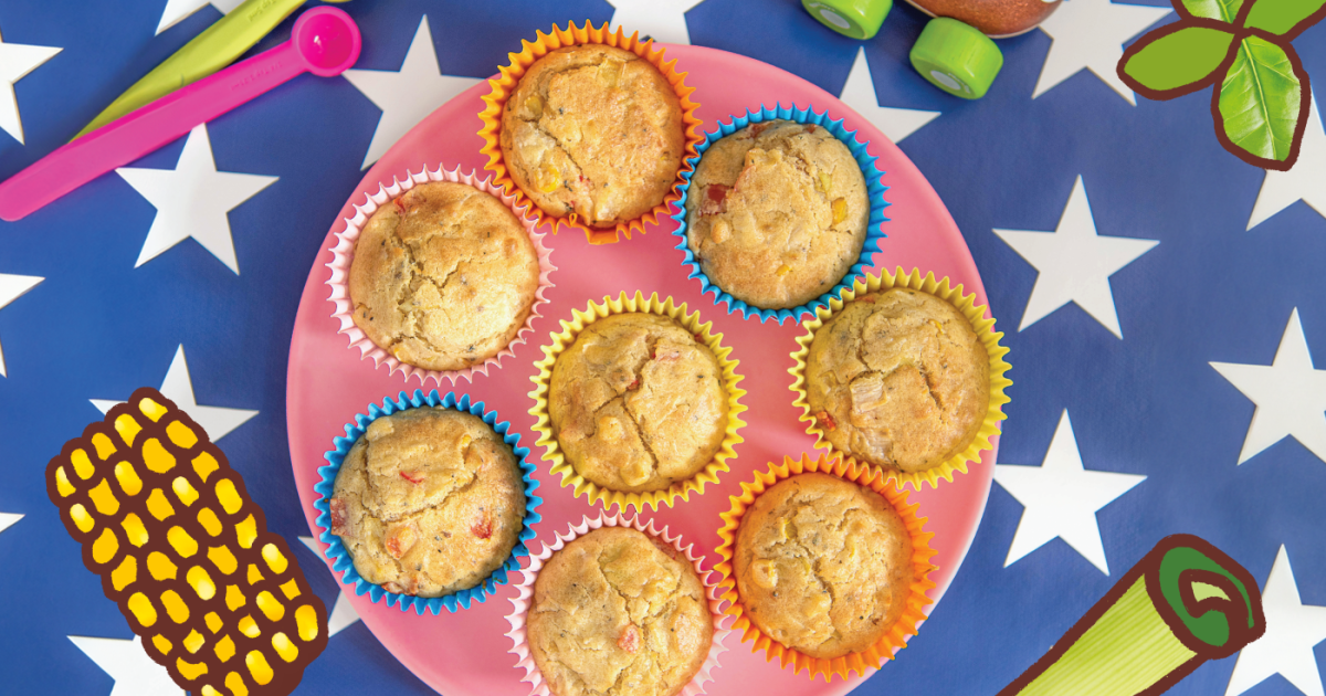 Veggie Golden Muffins Recipe for Toddlers | Ella's Kitchen